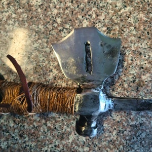 Knightly Poleaxe, Hand Forged, Medieval Polearm, Handmade, Cutting ...