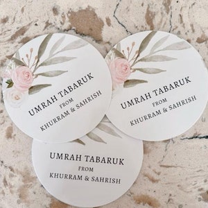 Personalized Ramadam Mubarak, Wedding, Nikkah, Party Favor Bottle ...