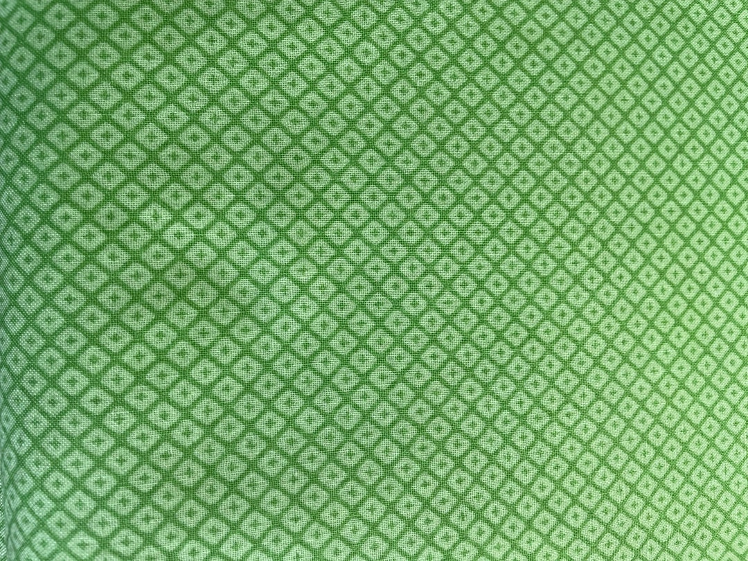 Apple Green Lattace Cotton Fabric by the Yard - Etsy