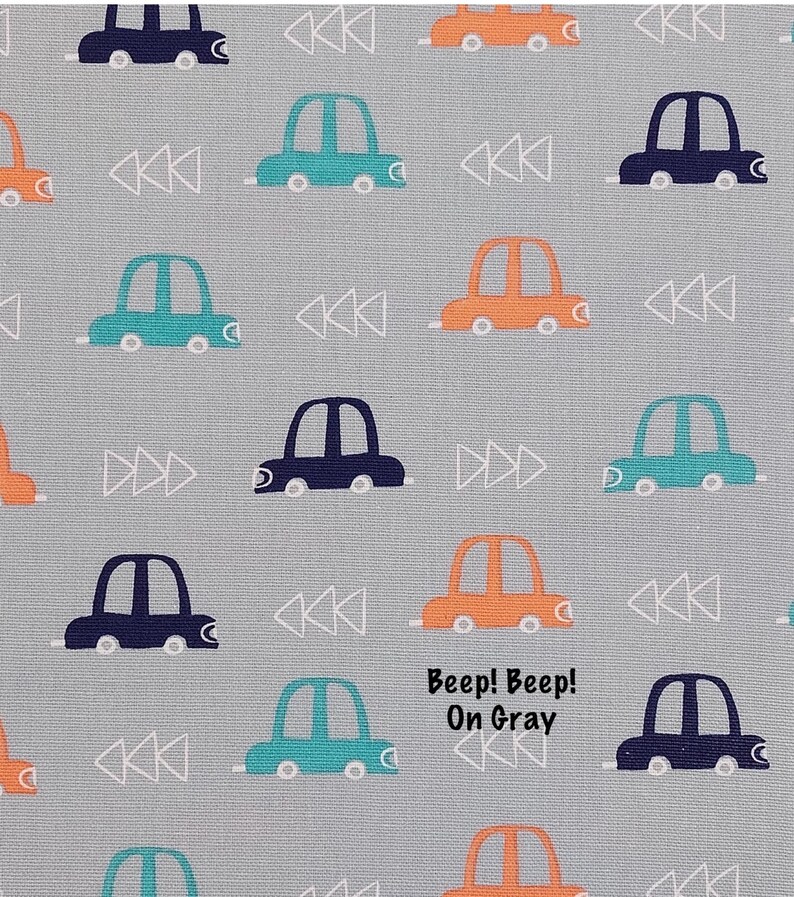 Premier Print Beep! Beep! Car Print Cotton Twill Home Decor Fabric - Etsy