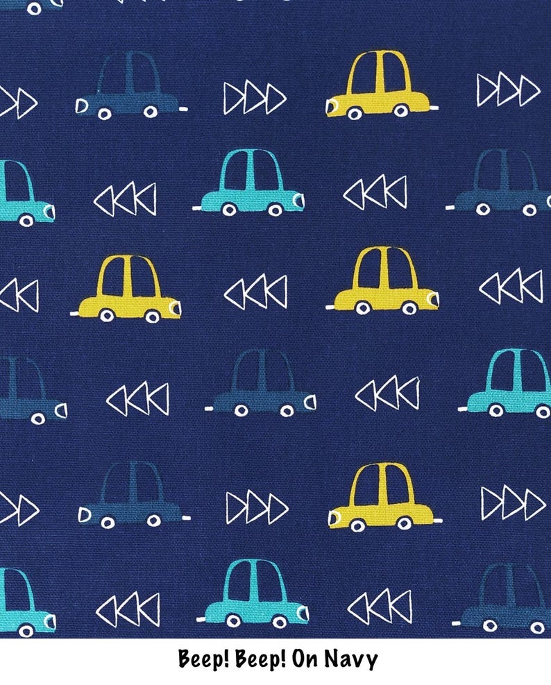 Premier Print Beep! Beep! Car Print Cotton Twill Home Decor Fabric - Etsy