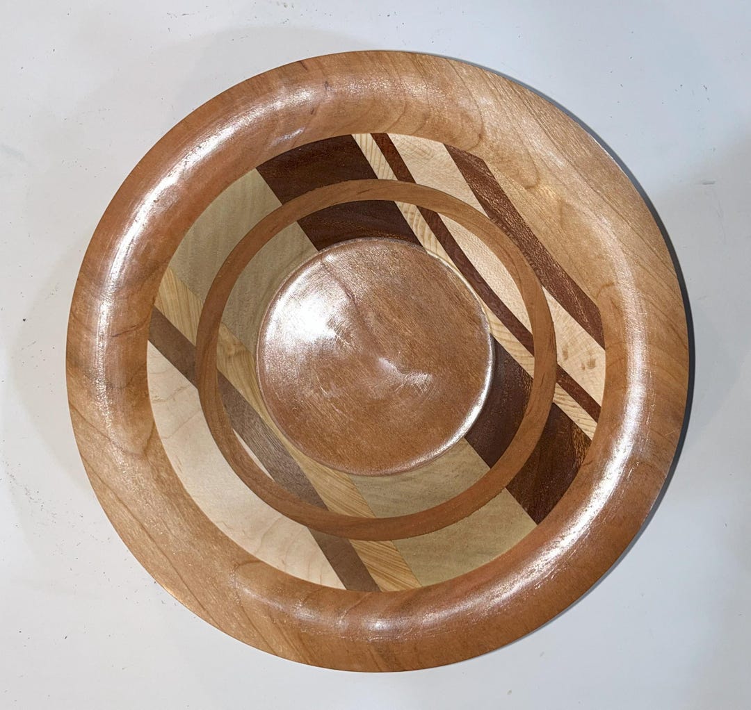 Board Style Segmented Turned Bowl - Etsy
