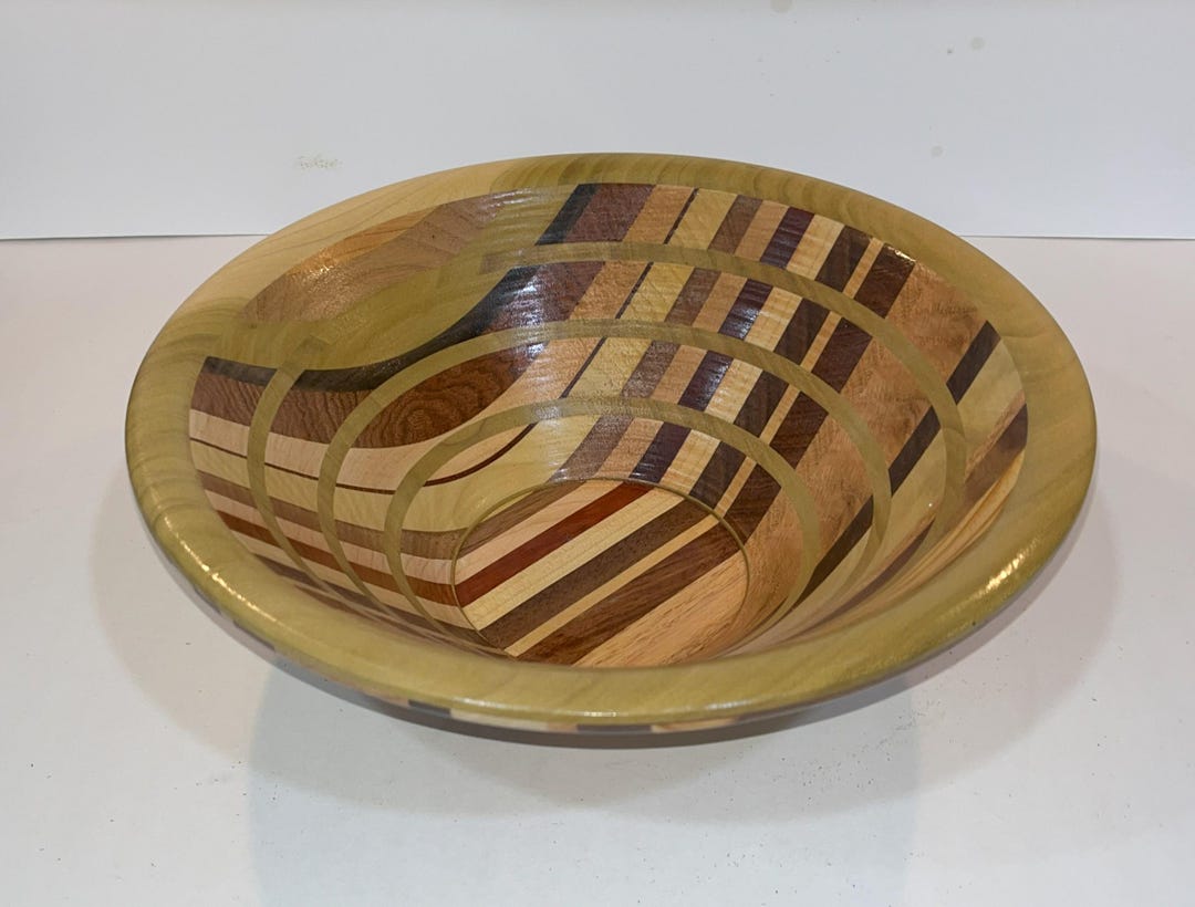 Board Style Segmented Turned Bowl - Etsy