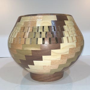 Open Segmented Turned Bowl - Etsy