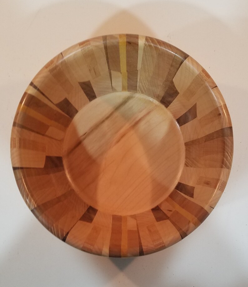 Stave Style Segmented Wood Turned Bowl - Etsy
