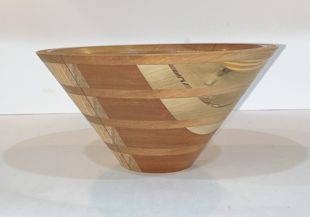 Board Style Segmented Turned Bowl - Etsy