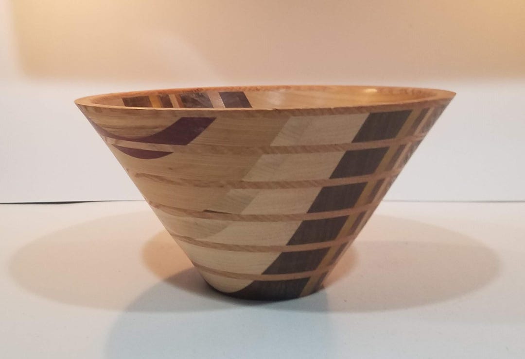 Board Style Segmented Turned Bowl - Etsy