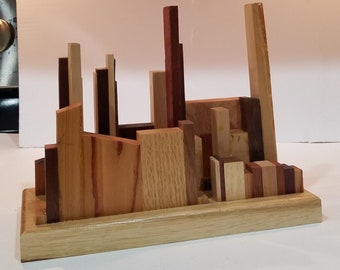 Wood Cityscape - Etsy
