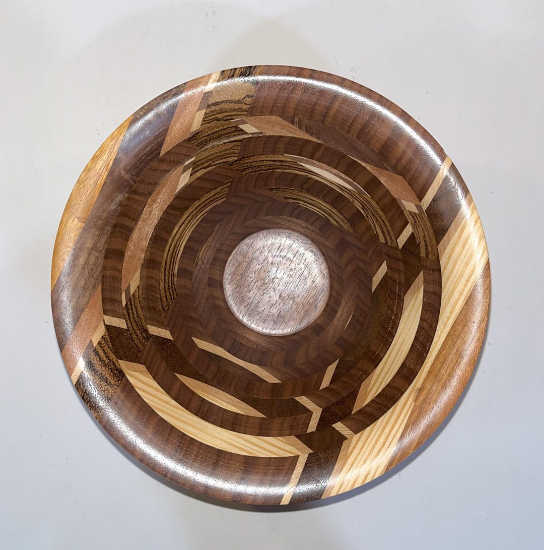 Board Style Segmented Turned Bowl - Etsy
