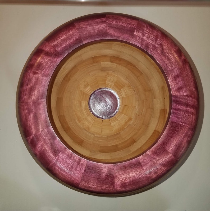 Open Segmented Wood Turned Bowl - Etsy