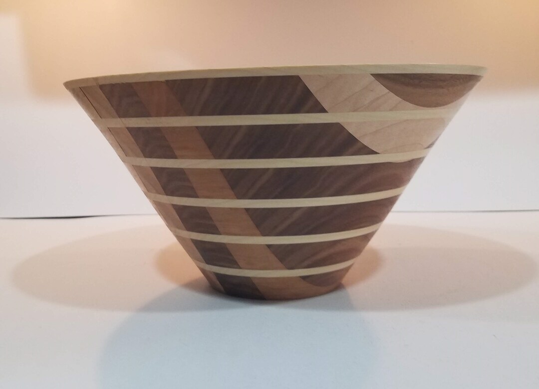Board Style Segmented Turned Bowl - Etsy