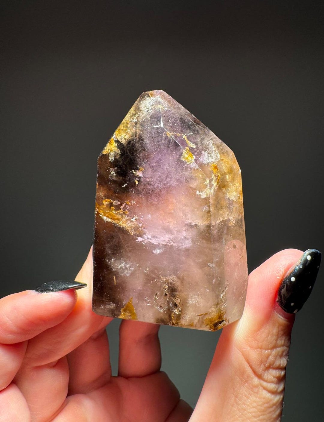 Smoky Amethyst Window Quartz *high Quality* - EXACT CRYSTAL - US Seller ...