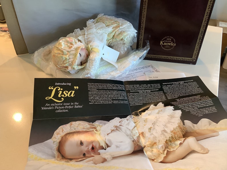 Yolanda Bello Artist baby Lisa 1991 Picture Perfect - Etsy