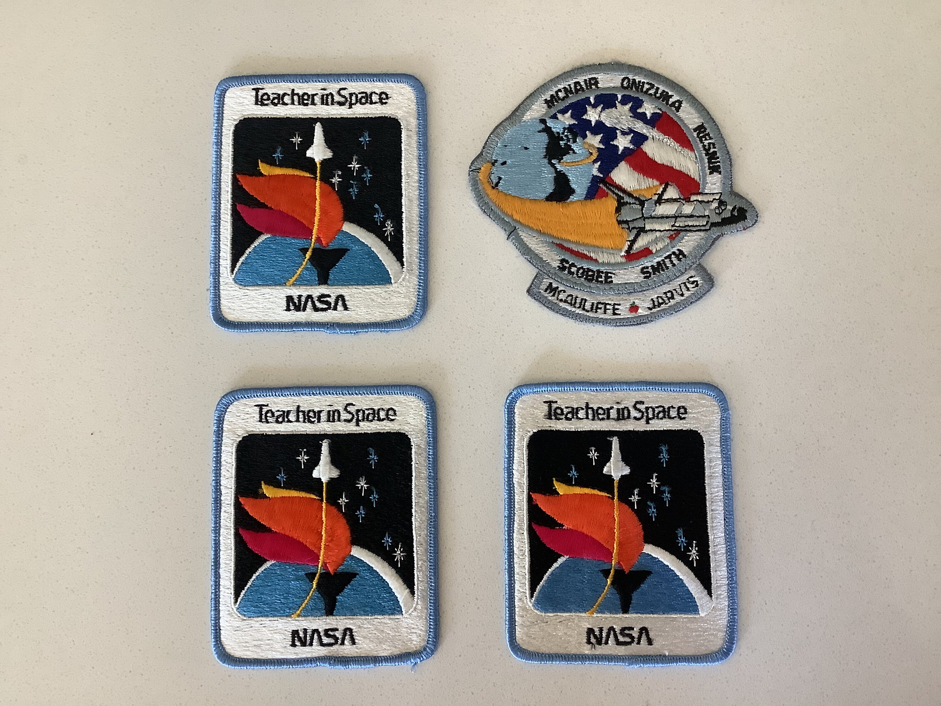 Mcauliffe Space Shuttle Badges