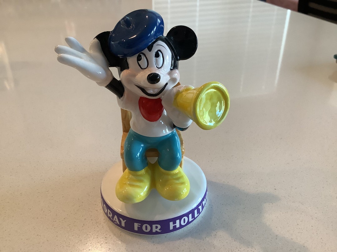 Vintage Mickey Mouse Director Figurine hooray for Hollywood Mint ...