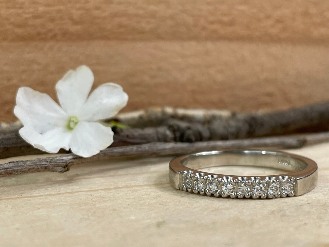 Platinum Diamond Fishtail Ring - Etsy