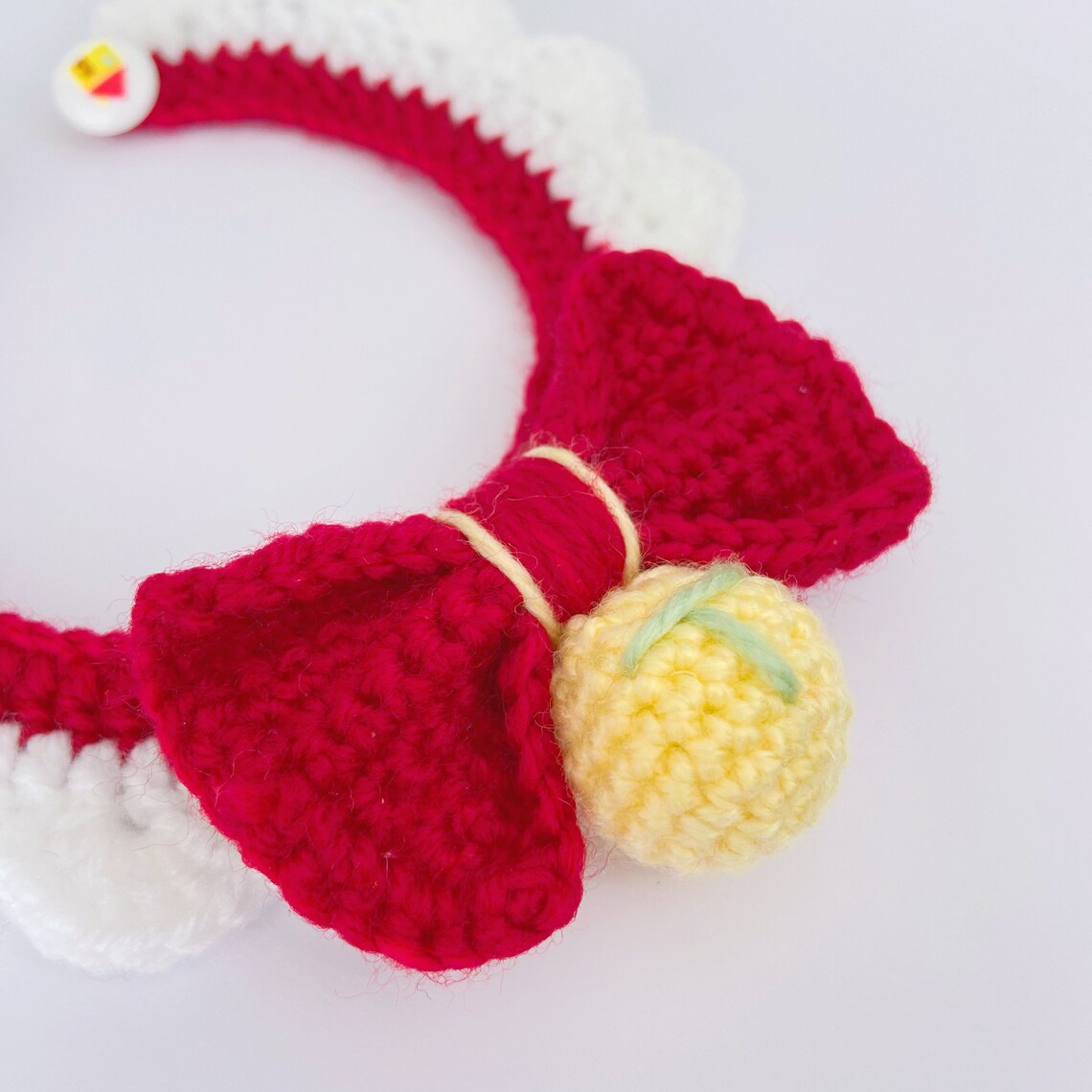 Crochet Pattern English. Crochet Pet Collar With Bowknot. - Etsy