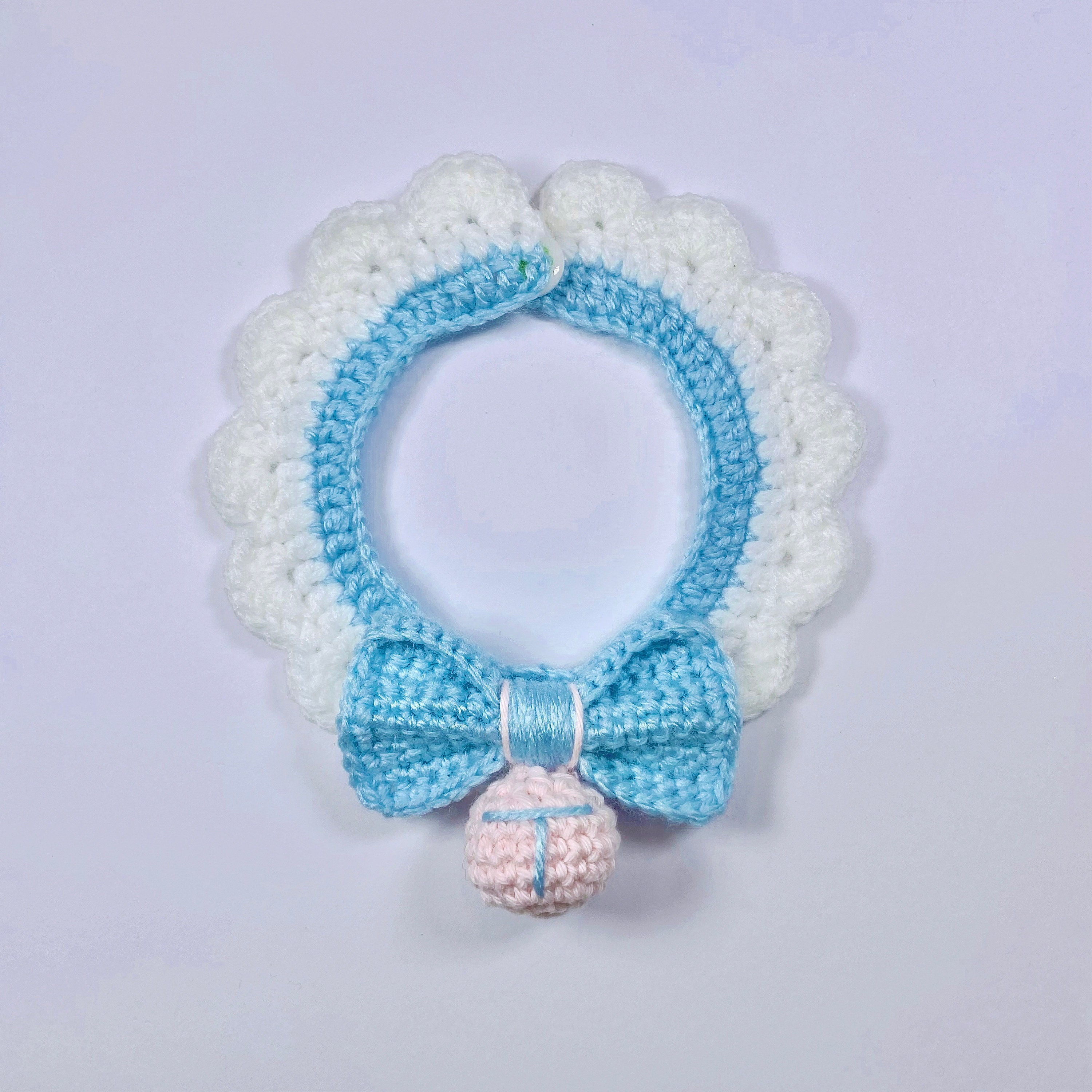 Crochet Pattern English. Crochet Pet Collar With Bowknot. - Etsy