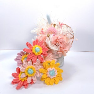 Crochet Daisy Pattern. African Daisy Crochet Pattern, Crochet Flowers ...