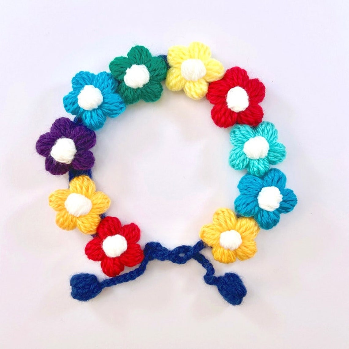 Pet Collar Crochet Pattern English Crochet Dog Collar | Etsy