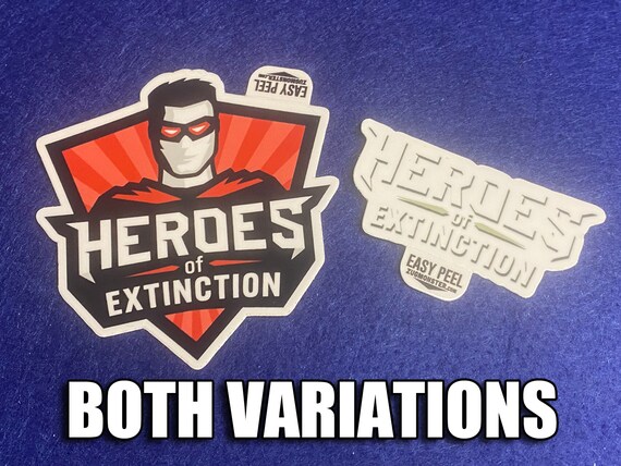 Heroes Of Extinction Logo Sticker Stickers Scrapbooking etna.com.pe
