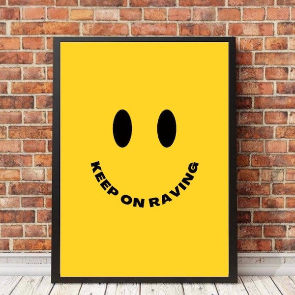 Rave Wall Art - Etsy UK