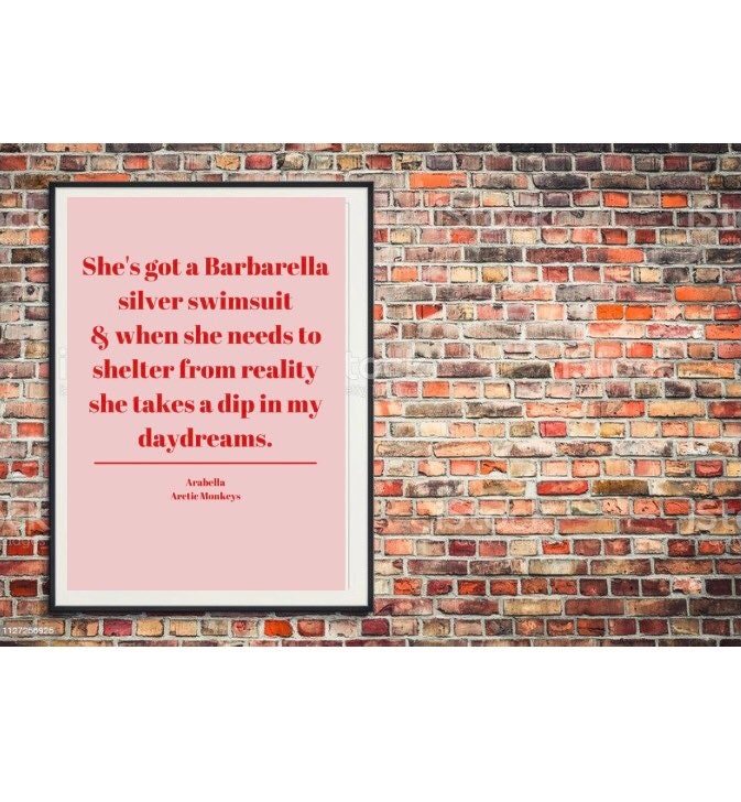 Arctic Monkeys Print Arabella Lyrics Music Poster Music | Etsy