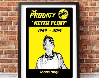 Keith Flint Poster - Etsy UK