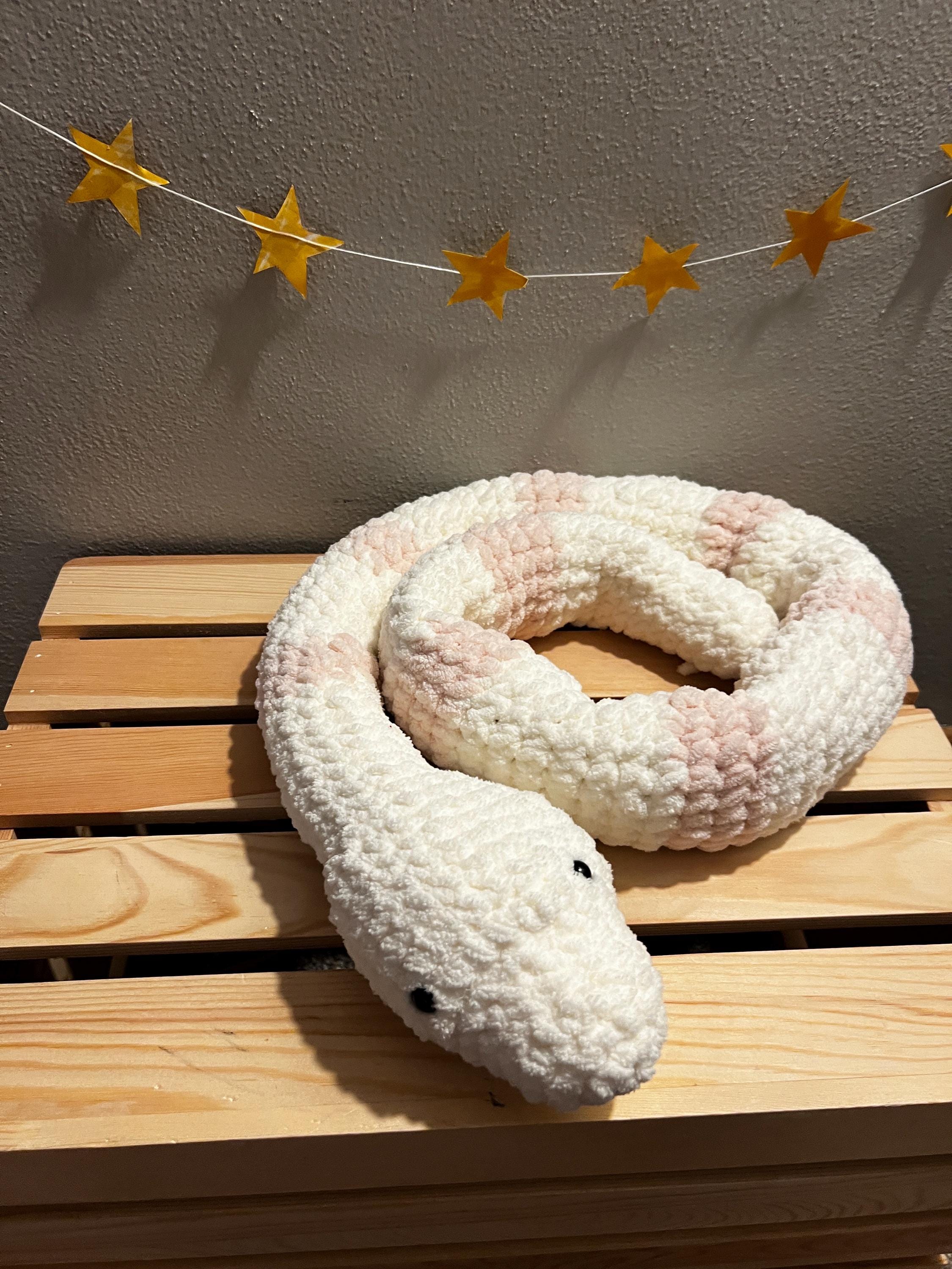 Crocheted Snake Plushie - Amigurumi Plushie - Crochet Toy - Handmade ...