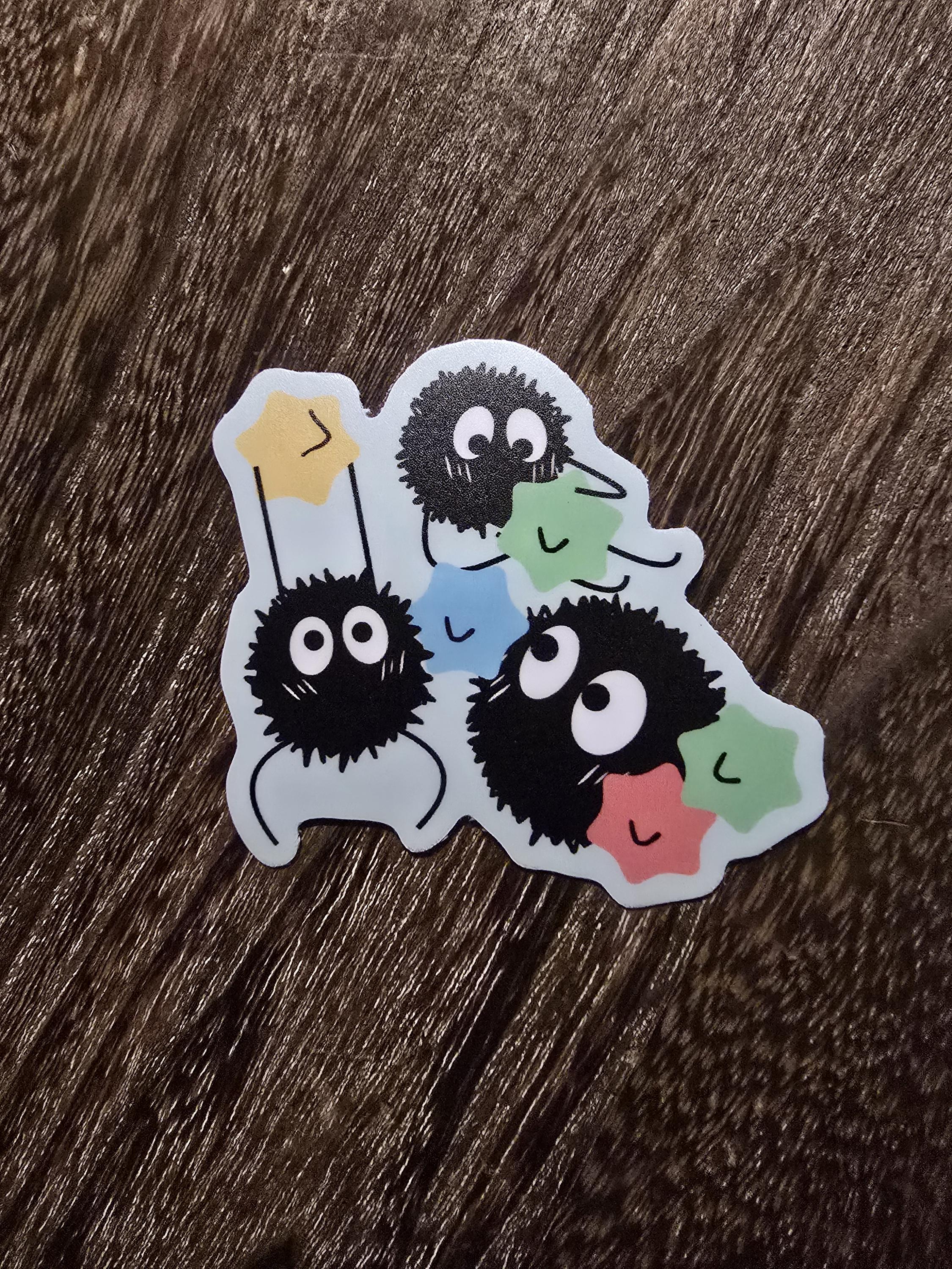 Soot Sprites Vinyl Sticker - Etsy