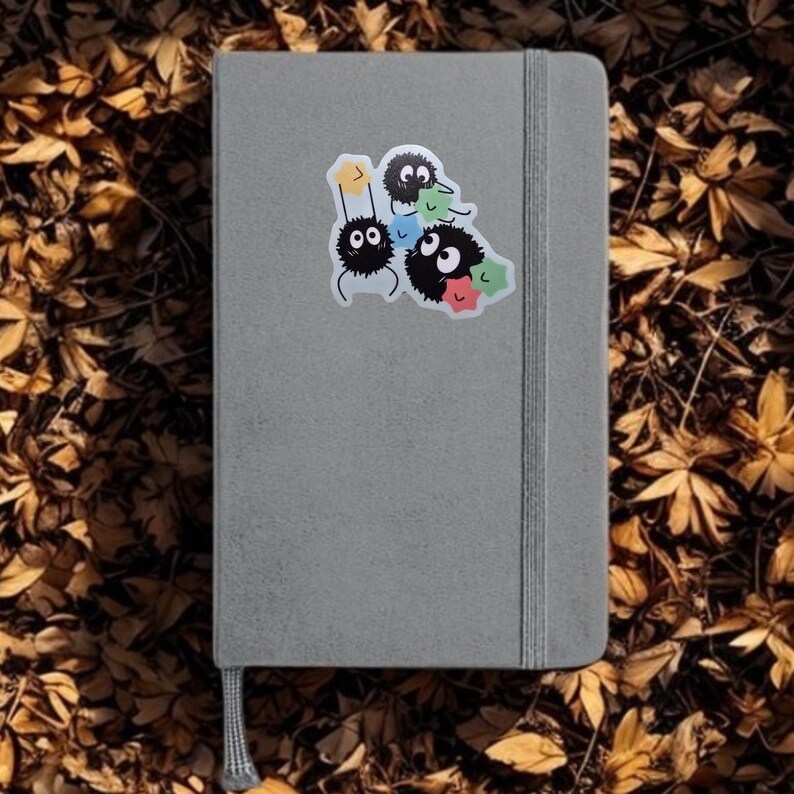 Soot Sprites Inspired Vinyl Sticker - Etsy