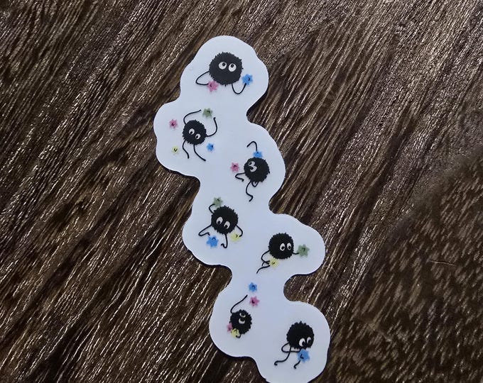 Soot Sprite Inspired Minis Vinyl Sticker - Etsy