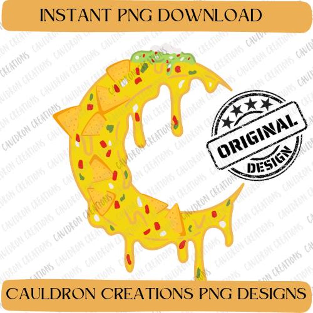 Moon Nachos Png, Instant Digital Download Graphic Design - Etsy