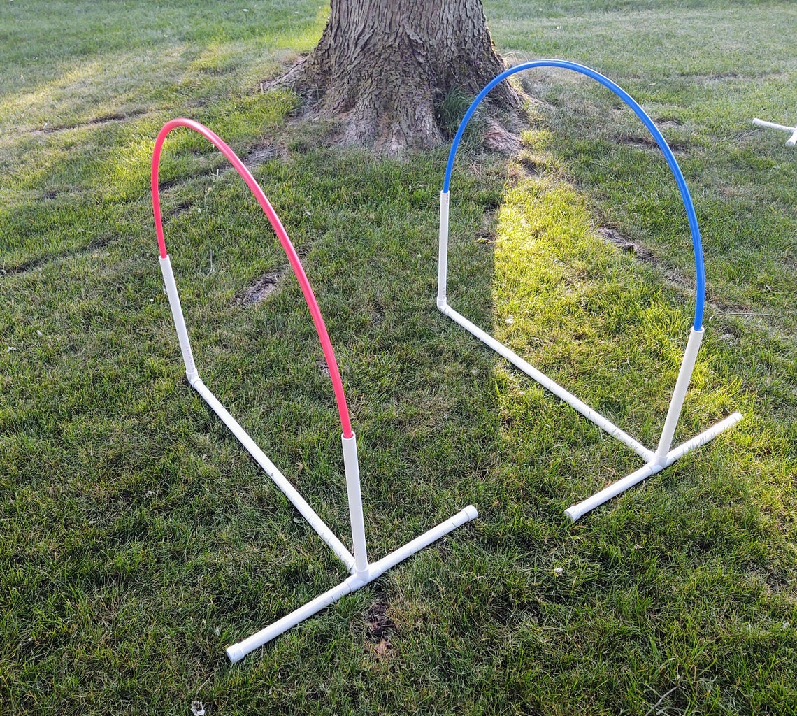 Hoop Jump Obstacles Set of 2 Dog Agility CPE AKC USDAA - Etsy