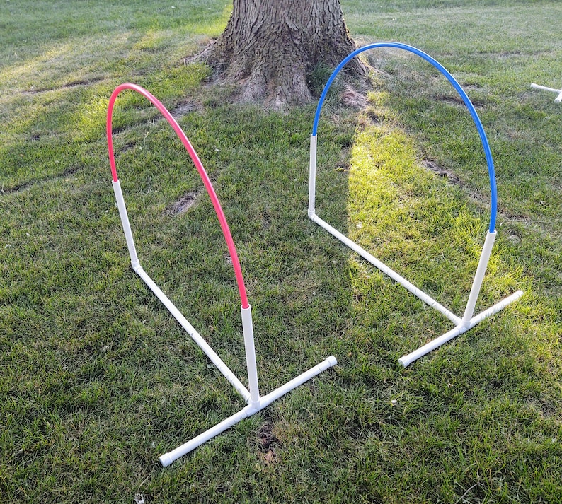 Hoop Jump Obstacles - Set of 2+ Dog Agility - CPE AKC USDAA Speedway - Etsy