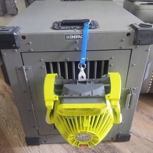 Dog Kennel Fan Hanging Utility Straps -great for Dog Shows/ Agility ...