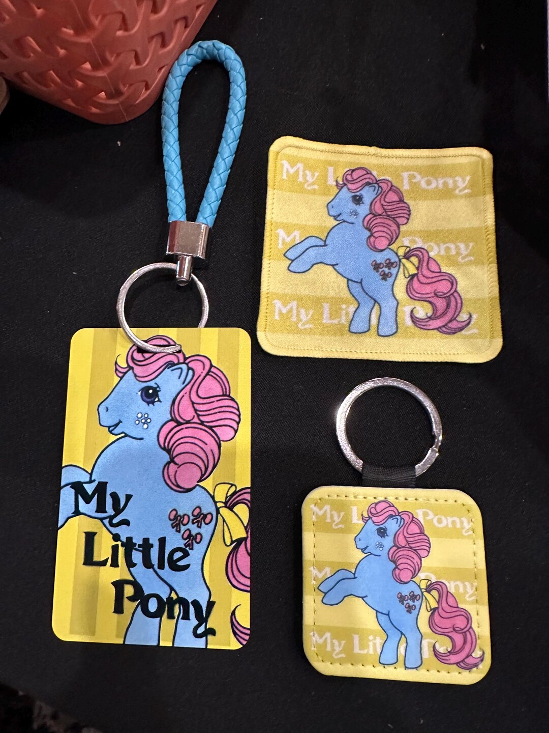 Bowtie - G1 My Little Pony MLP Patch & 2 Keychains Handmade Pony - Etsy