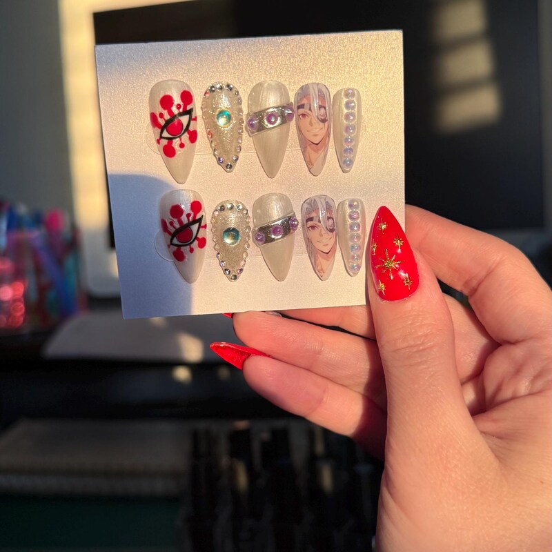 Uzui Tengen Nails - Etsy