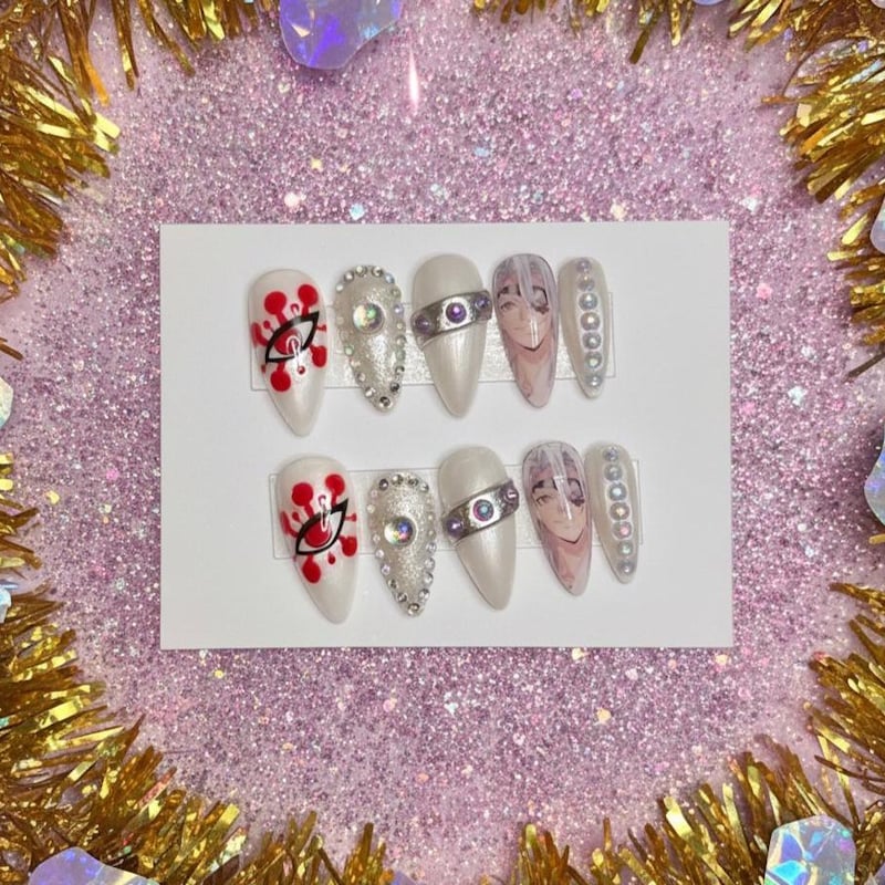 Uzui Tengen Nails - Etsy