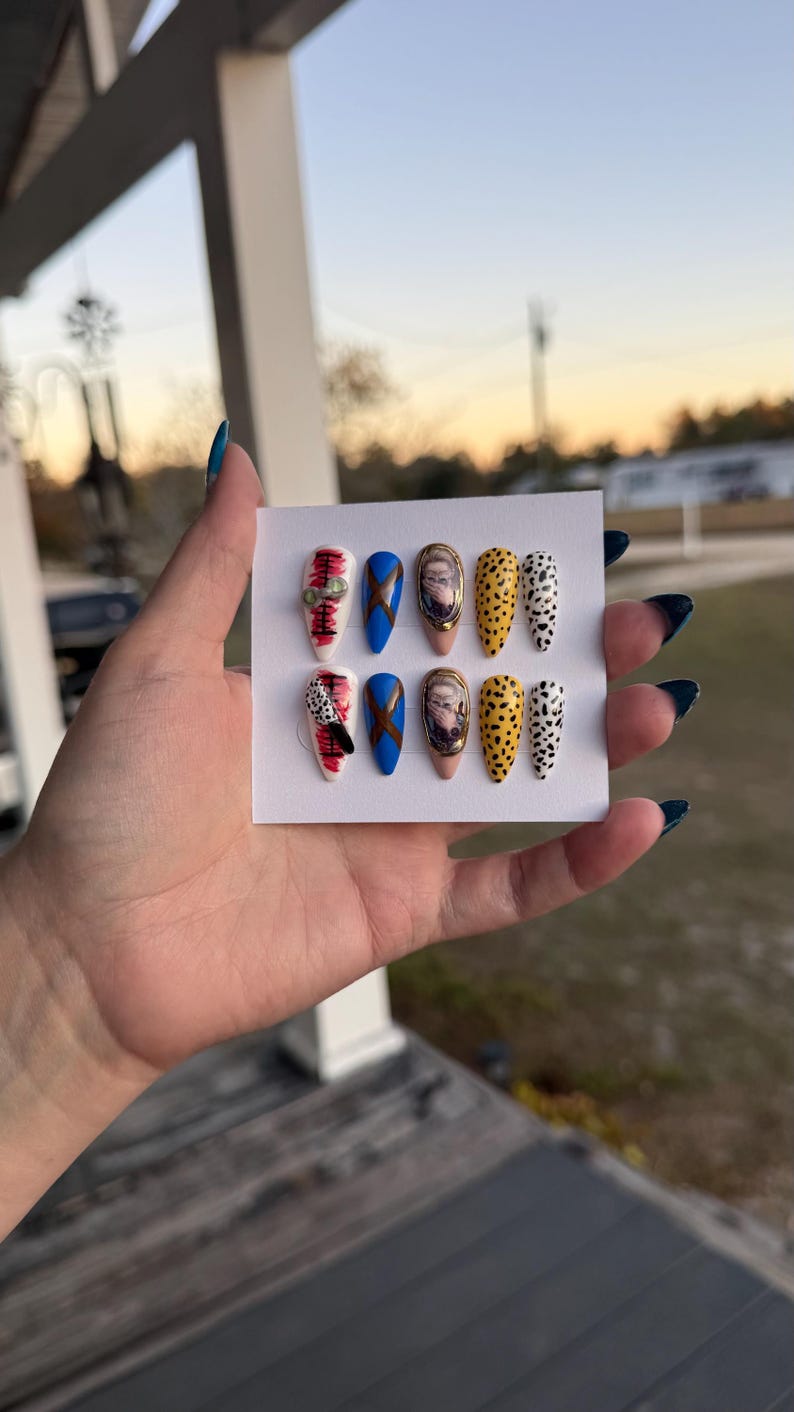 Nanami Kento Jujutsu Kaisen Inspired Press on Nails - Etsy