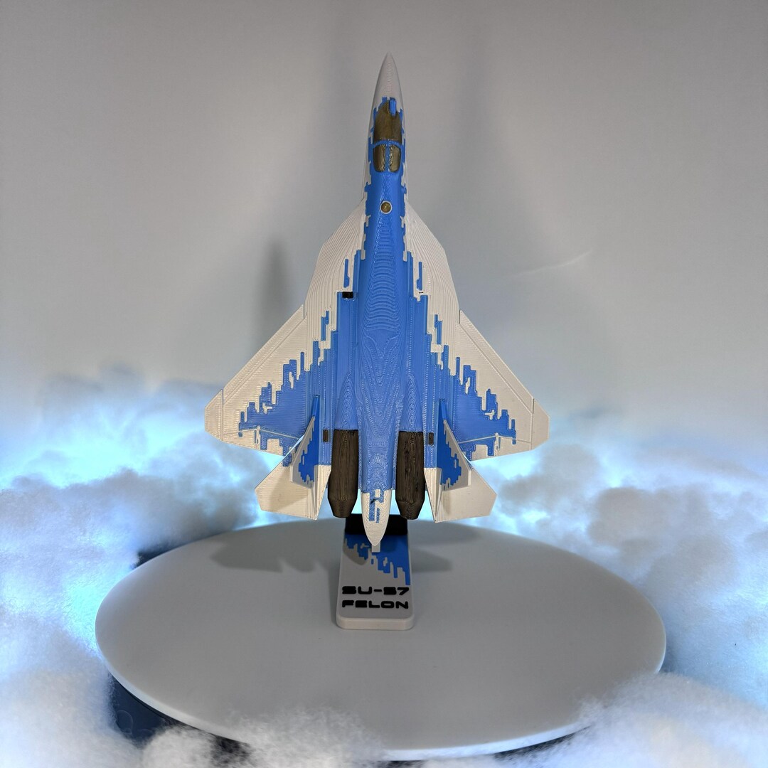 SU-57 Felon – 3D Printed Model Russian Fighter Aircraft - Etsy