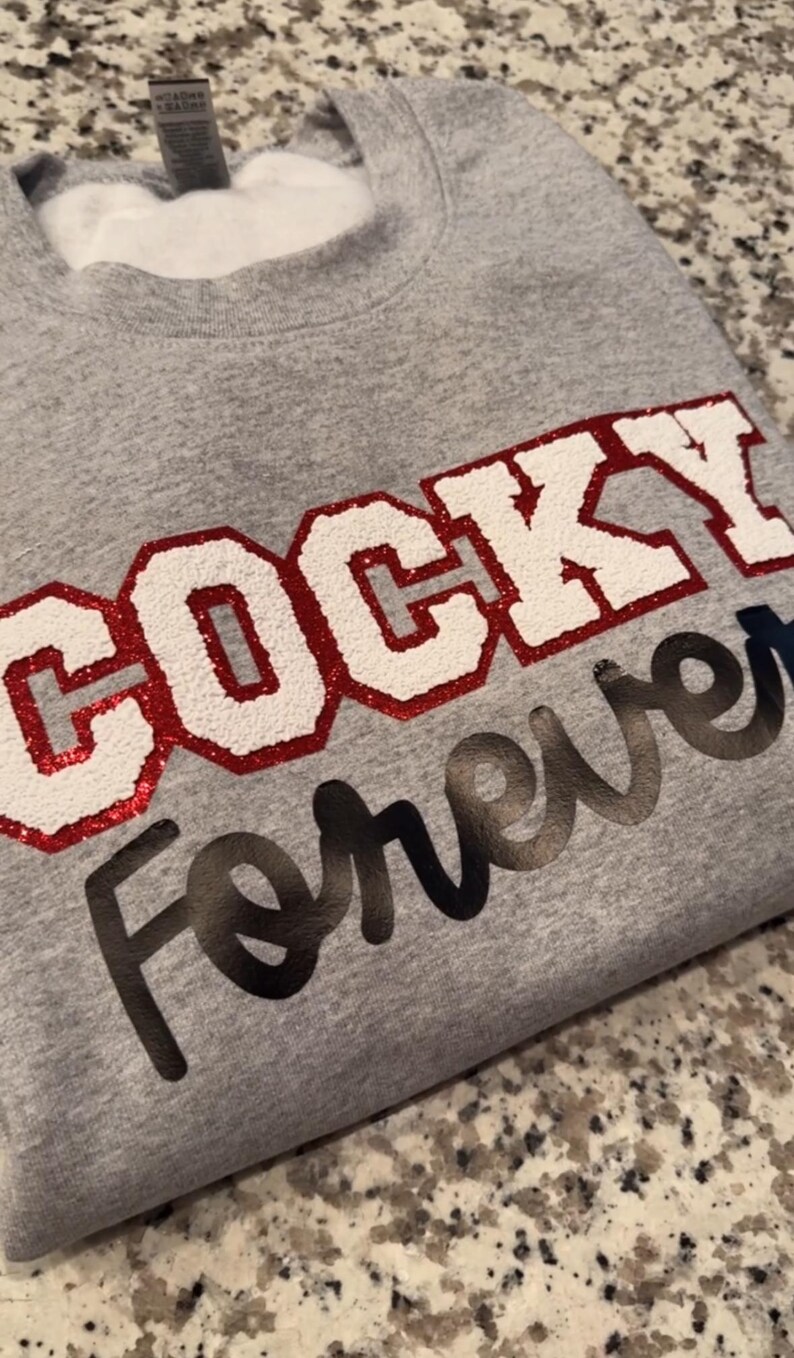 Cocky Forever Crewneck | SC Gameday Gear | Tailgate Sweatshirt - Etsy