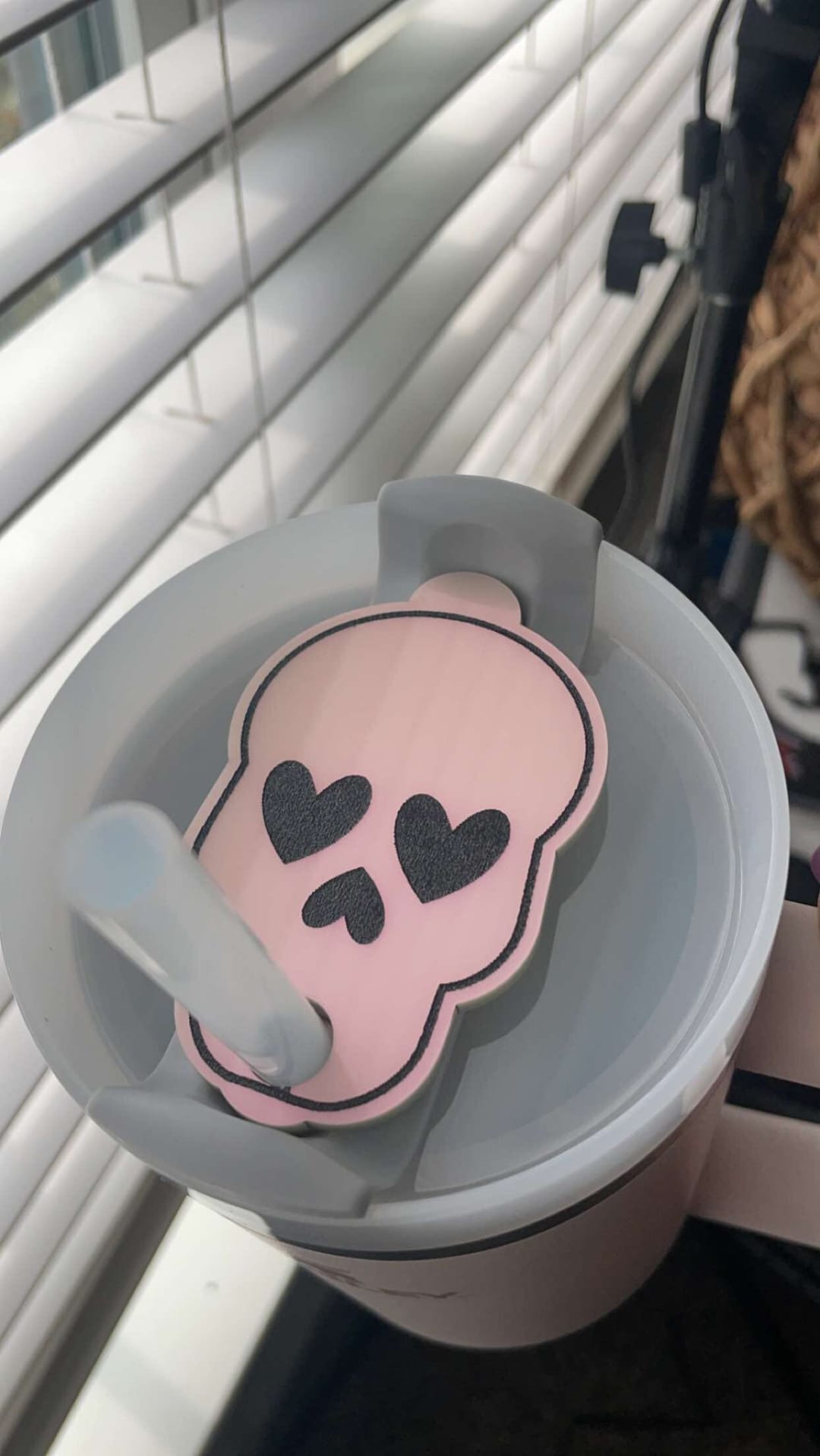 Stanley Cup Skull Straw Topper - Etsy