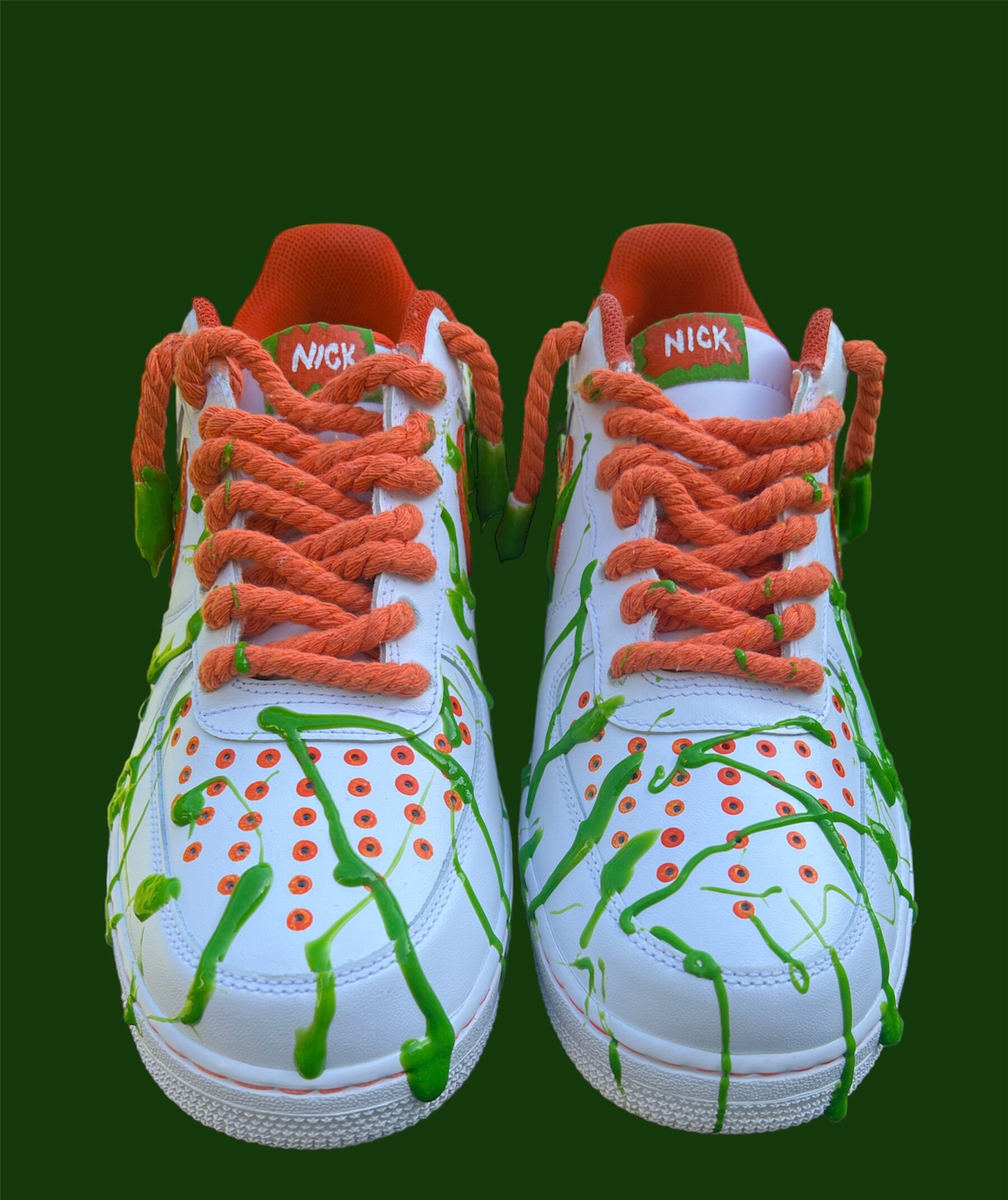 Slime Time Custom Shoes - Etsy