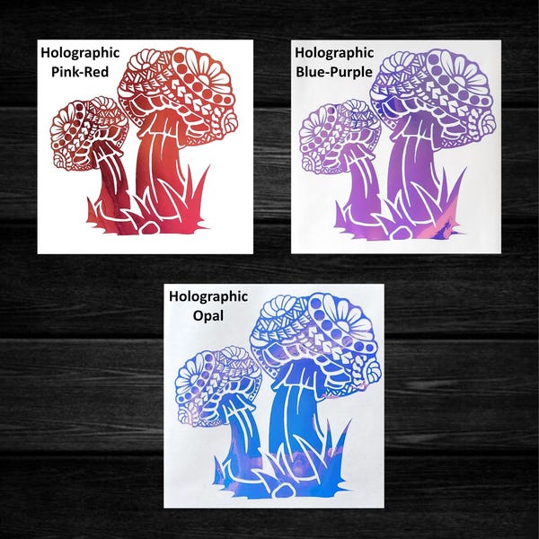 Mushroom Wall Decals - Etsy