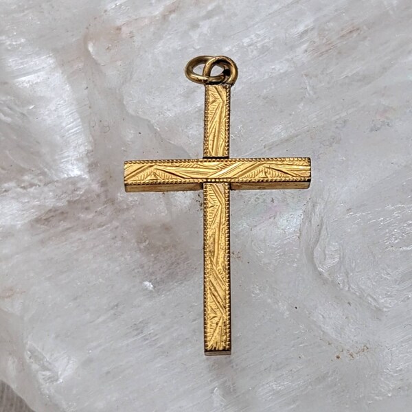 Etched Cross - Etsy