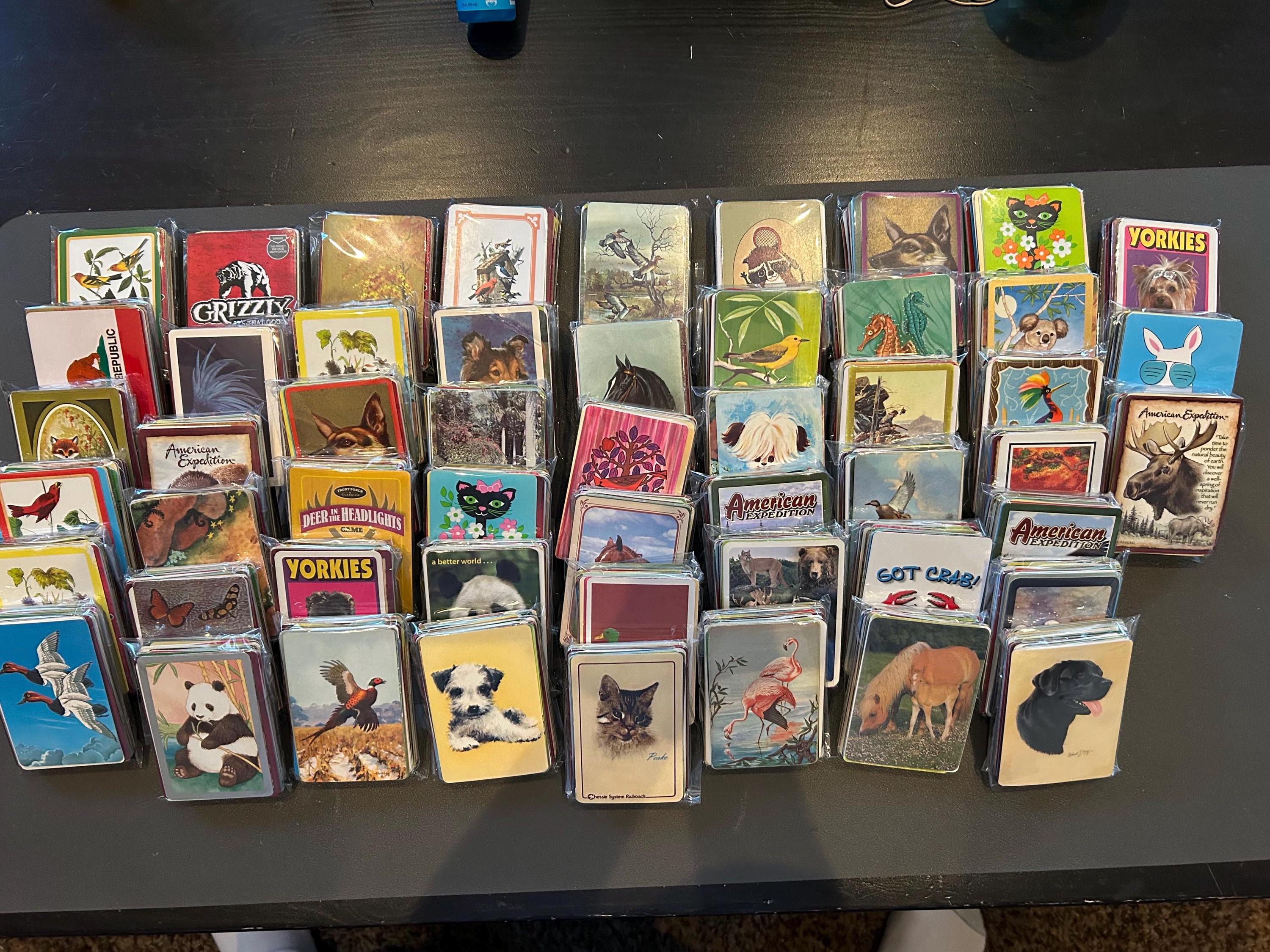 52 Different Playing Cards Animals - Etsy