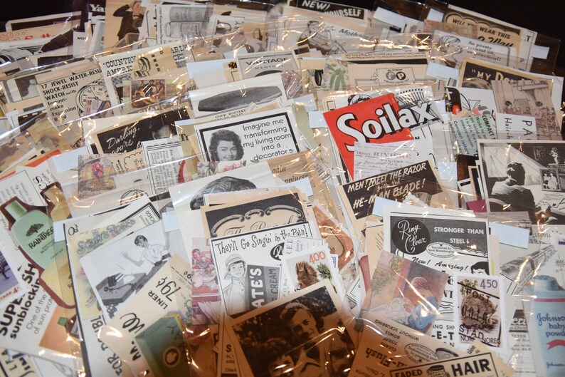 45+ Vintage Themed Magazine/newspaper Grab Bag - Etsy