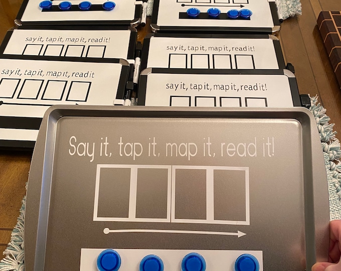 4 Sound Boxes (elkonin) W/ Printable Letters: Multi-sensory ...