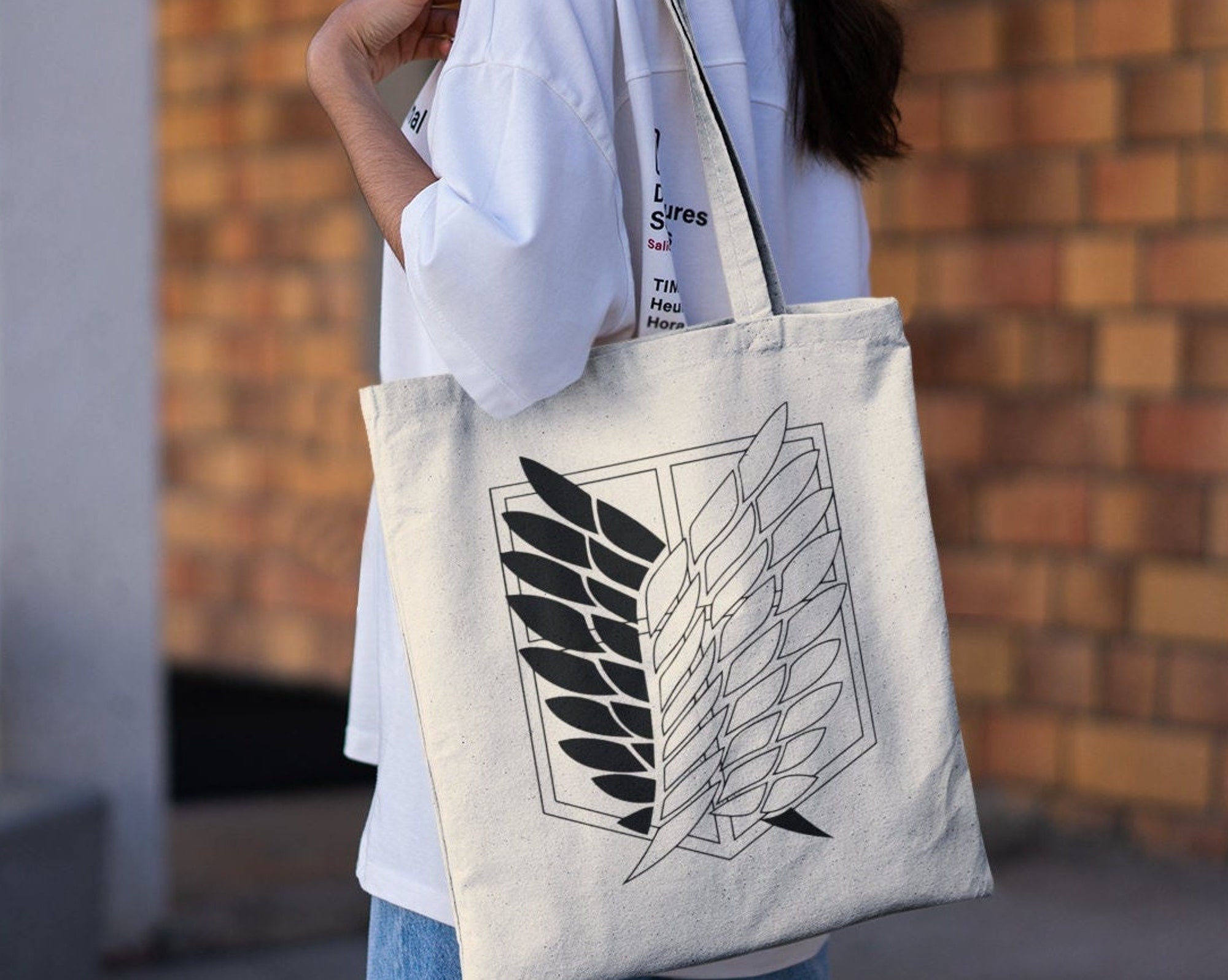 Attack On Titan Tote Bag -attack On Titan Tote